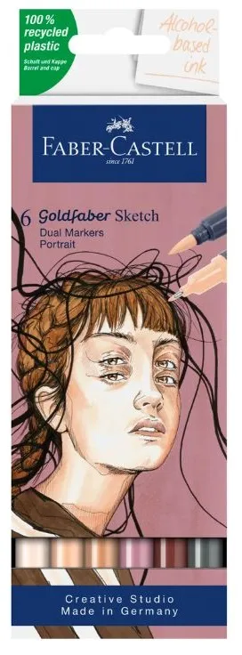 FABER CASTELL dual markeri 1/6 PORTRET