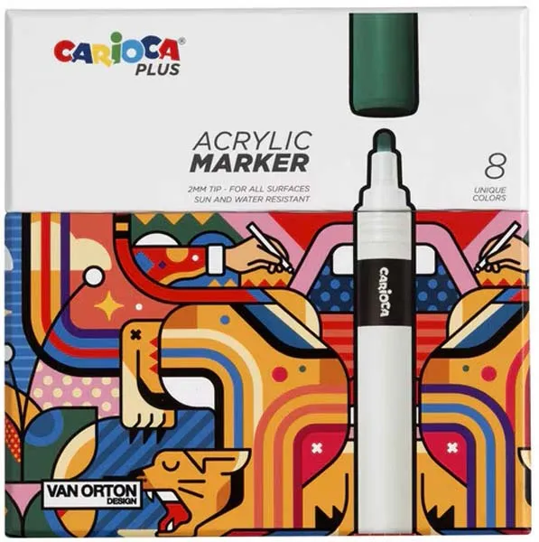 Markeri akrilni CARIOCA PLUS 1/8