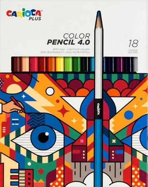 Drvene bojice CARIOCA PLUS 1/18