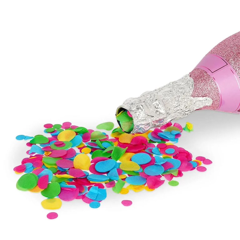 Konfete BOTTLE PARTY POPPER Pink