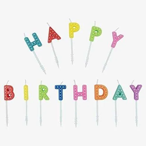 Rođendanske svećice HAPPY BIRTHDAY
