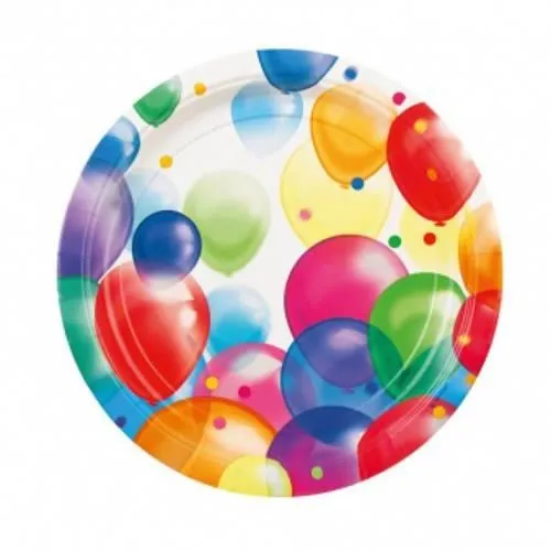 Rođendanski tanjirići BALLOONS