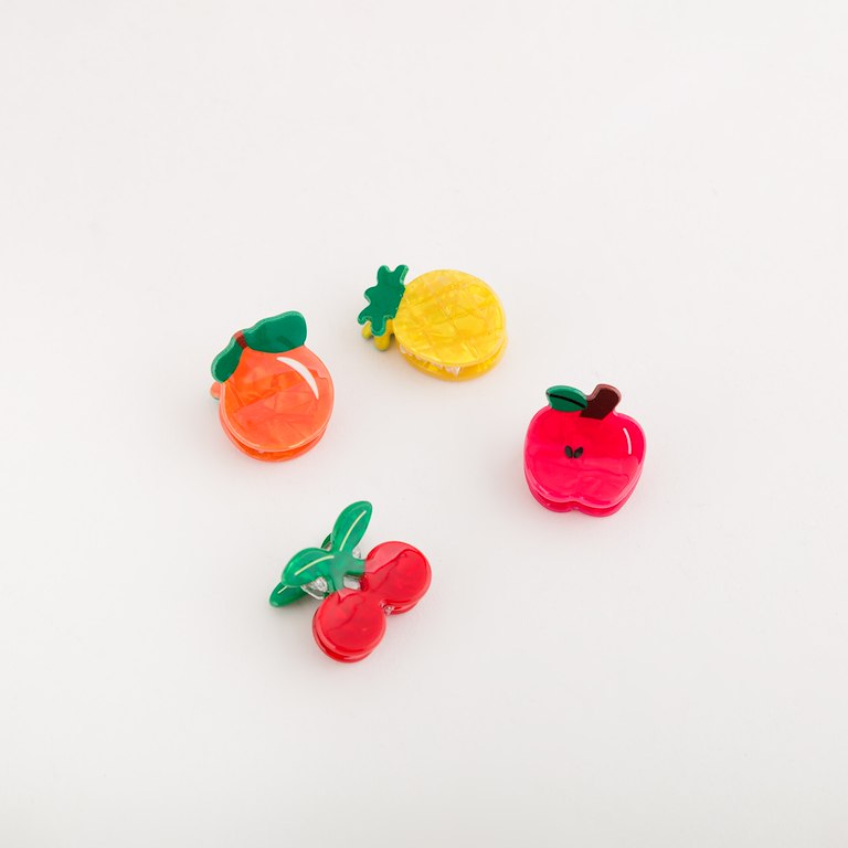 Mini štipaljke za kosu set 4 kom, višebojne (301582)