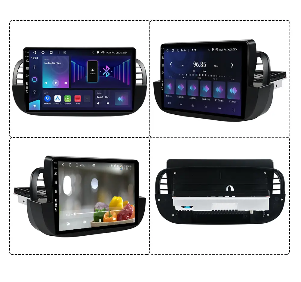 Kettz Blenda Za Multimediju Fiat 500 2007-2015 9" KT-5I14