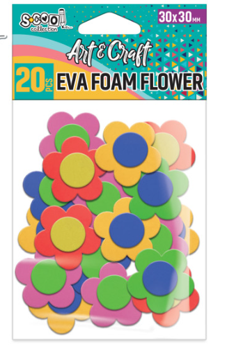 CRAFT UKRASNI EVA PENA-MIX CVETOVA SCOOL