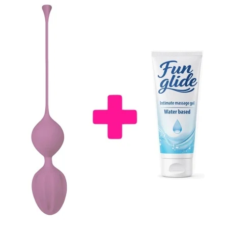 Kegel balls purple 95g i lubrikant | KOMBINUJ I UŠTEDI 135