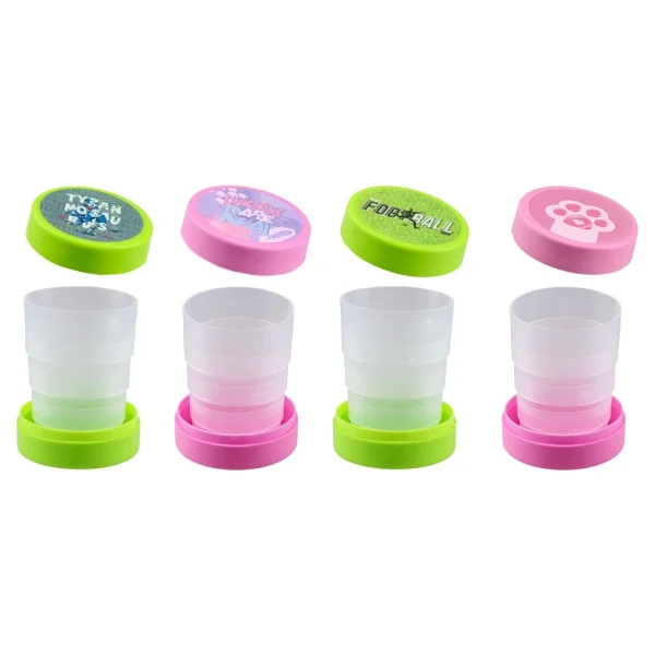 Fold Class, čaša za vodu, plastična, rasklapajuća, 150ml, miks