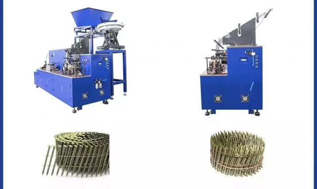 NAIL MAKING MACHINERY FOR PALLET ASSEMBLY
