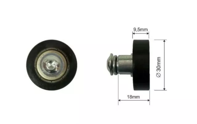 KLIZAČ KROVA LEŽAJ POLUPRIKOLICA 68.T.002