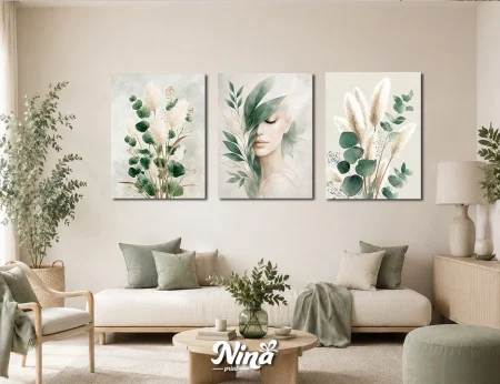 DIGITAL ART slike na platnu Botanicka elegancija ms301