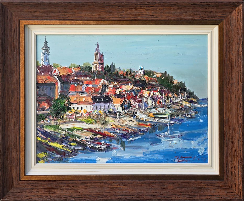 Slika Đorđa Stanića – Zemun na reci