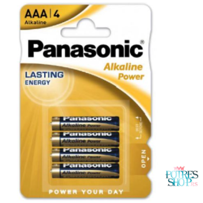 PANASONIC BATERIJE ALKALNE AAA/4