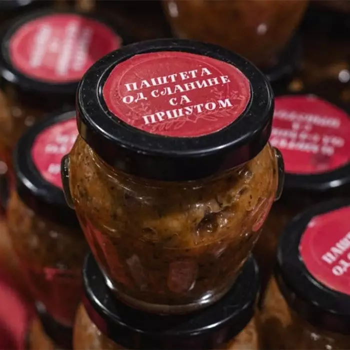 Pašteta od slanine sa pršutom 110gr