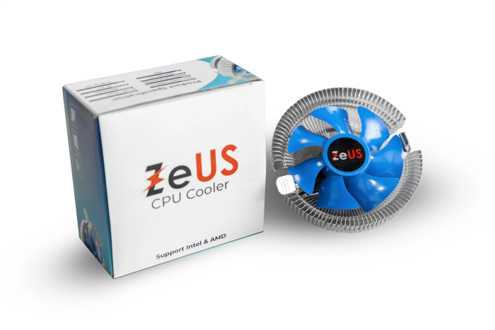CPU Cooler Zeus L31 (1700/1200/1150/1155/1156/775/FM1/2/AM2+/AM3+/AM4) TDP 65W
