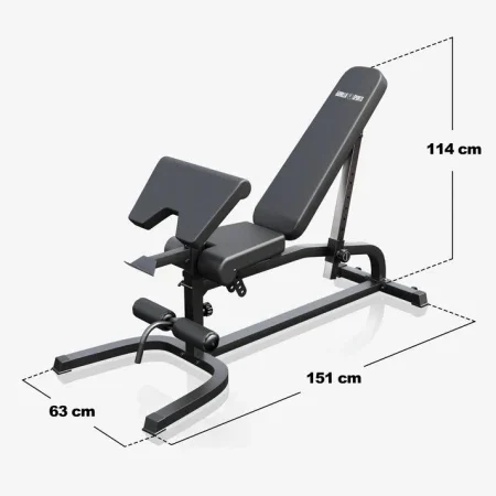 Gorilla Sports Podesiva Skot klupa sa dodatkom za noge ( 100858-00019-0001 )