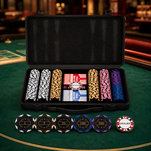 Longfield Poker Set Black Edition 300
