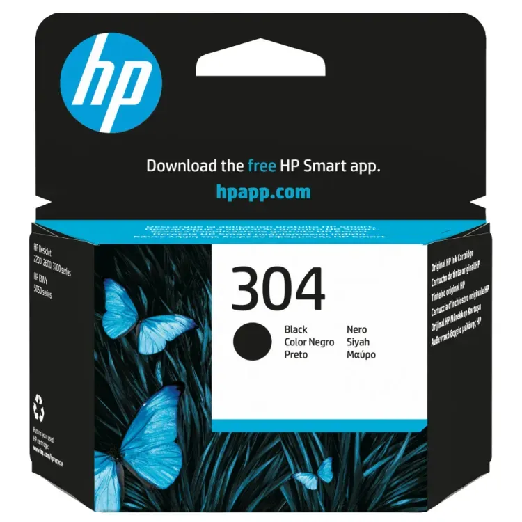 HP 304 Black Kertridž