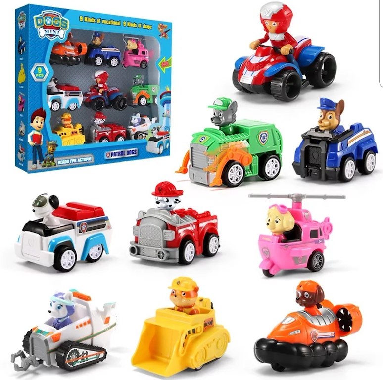 Patrolne Sape autici sa kucama 9 komada