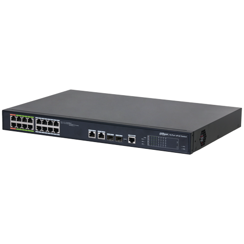 Dahua LR2218-16ET switch 16 portova sa 8 ePoE portova domet 300m