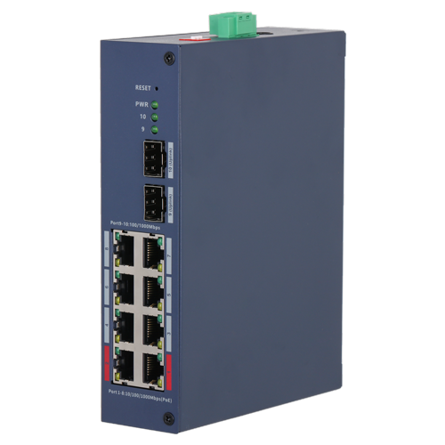 Dahua CHS4210-8GT očvrsnuti cloud gigabitni PoE switch 10 portova 110W