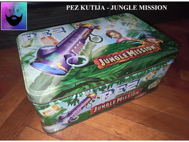 PEZ limena kutija - Jungle Mission 2003.