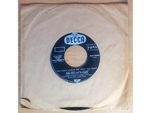 SP ROLLING STONES - Honky Tonk Women (1969) 3. pres, VG