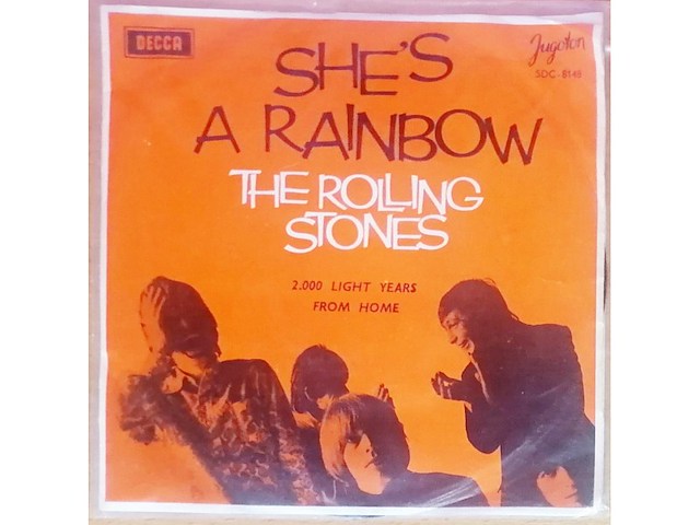 SP ROLLING STONES - She`s A Rainbow (1968) NM, ODLIČNA