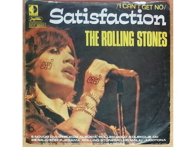 SP ROLLING STONES - Satisfaction (1977) 3. press, VG-
