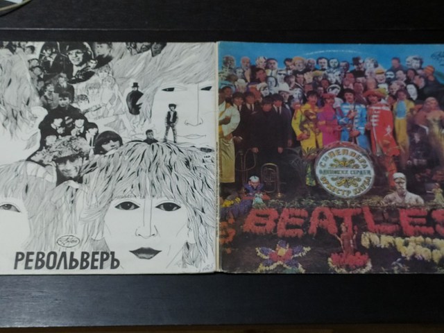 THE BEATLES - Sgt.Pepper &; Revolver(2LP,RUSSIA,4+/4+/4)