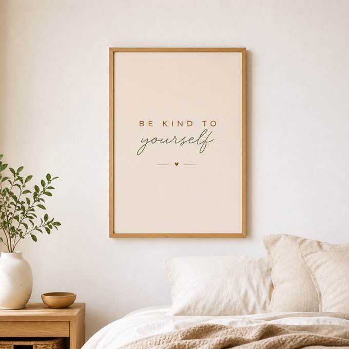 Be Kind To Yourself – Motivacioni poster