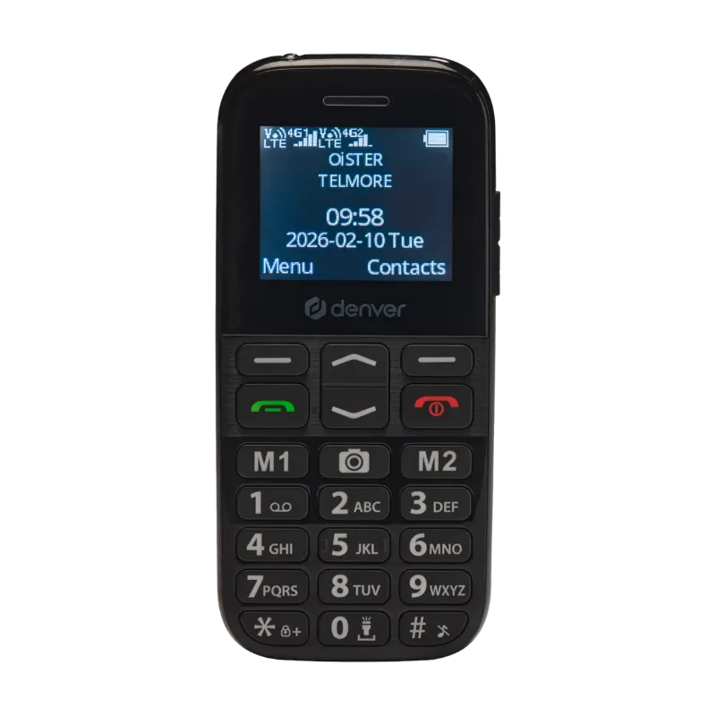 Denver BAS-18800L Senior 4G, Crni (Black)