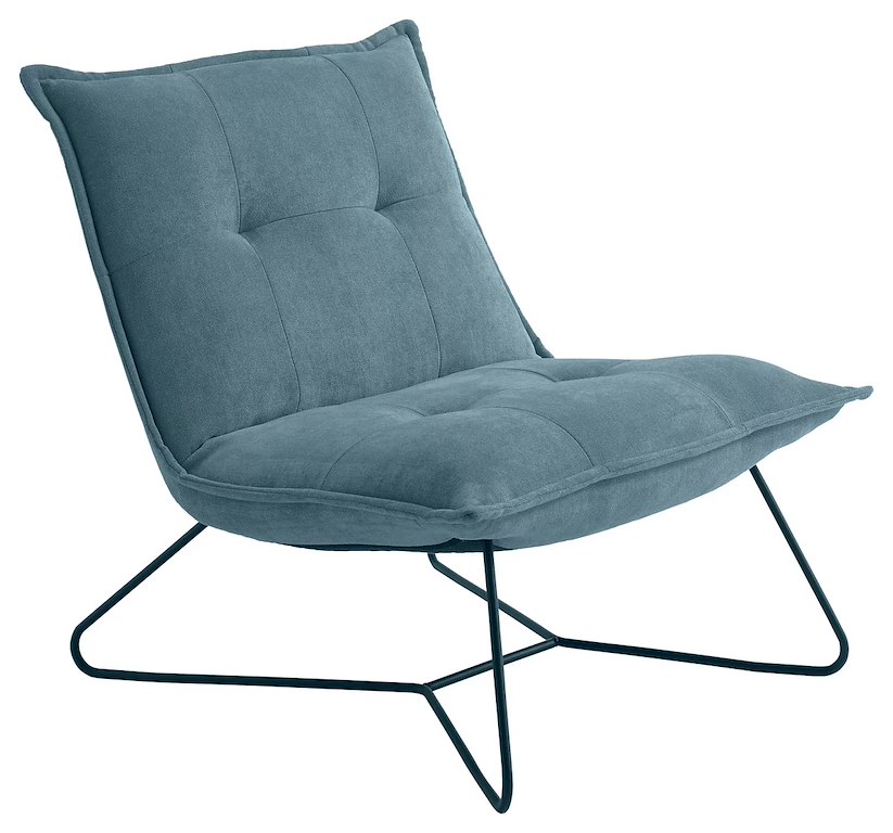 FOTELJA 69/76/86 cm , plava