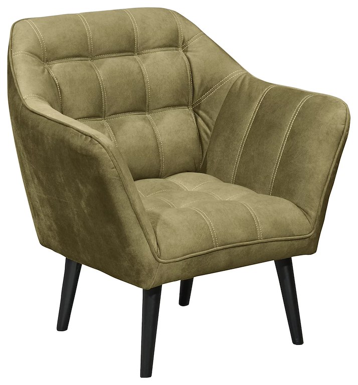 KOKTEL FOTELJA 84/87/70 cm , maslinasto zelena