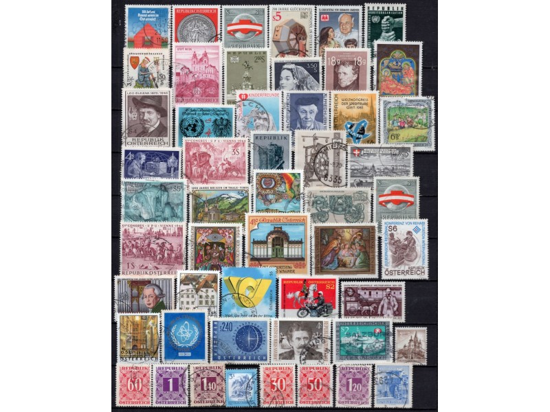 Austrija - Lot žigosanih maraka - 3
