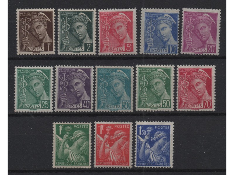 04, Francuska 1938 Lot od 13 čistih maraka