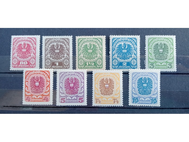 1920-1921. Austrija čista serija