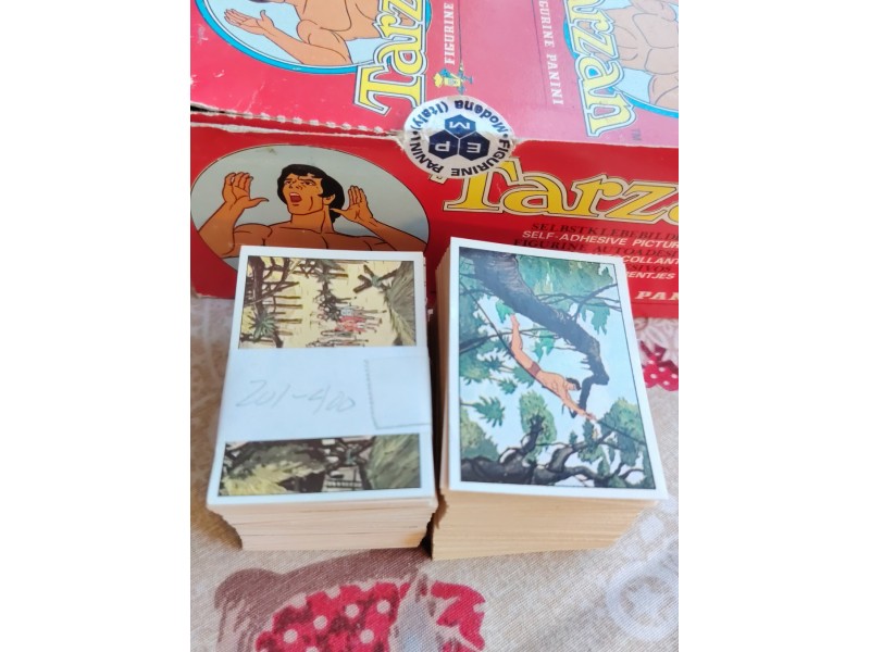 TARZAN SET sličica1978 PANINI 1-400