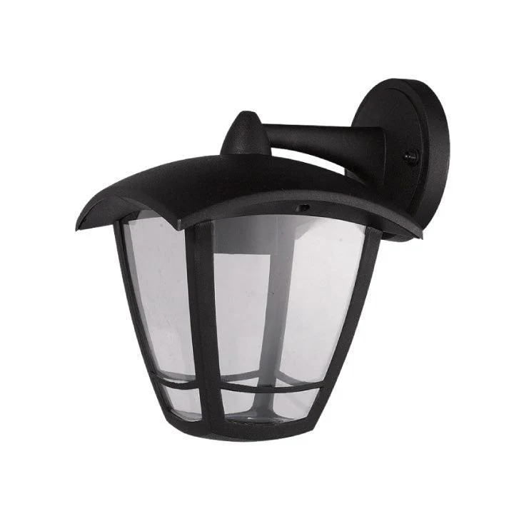 Zidna lampa fenjer 1 x E27 — spoljašnja, IP44, crna