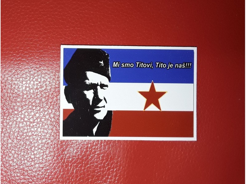 Magnet za frižider – motiv Josipa Broza Tita oko 7 x 5