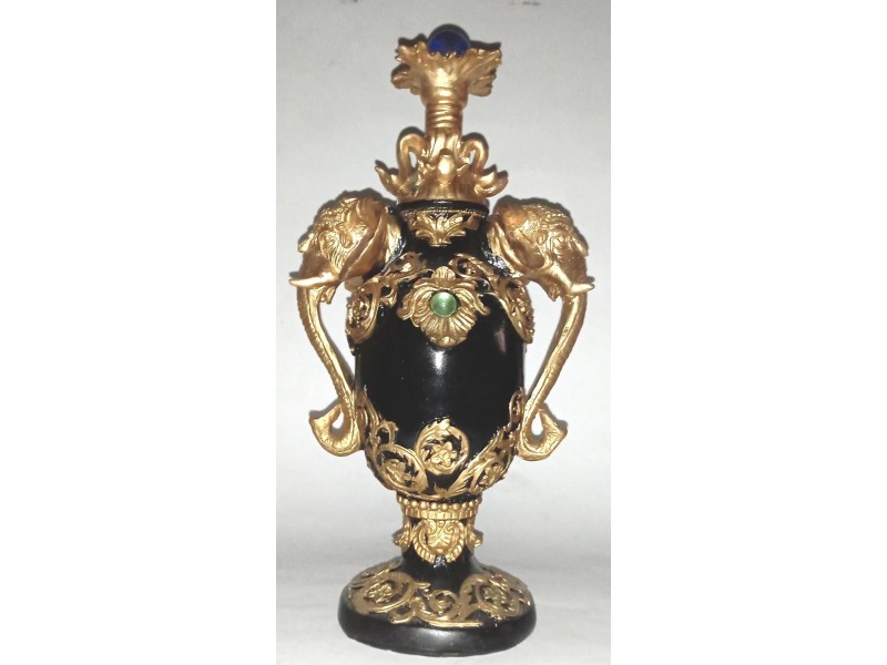 UKRASNA URNA - KOMB. MATIRIJAL, IMITAT POZLATA 33cm