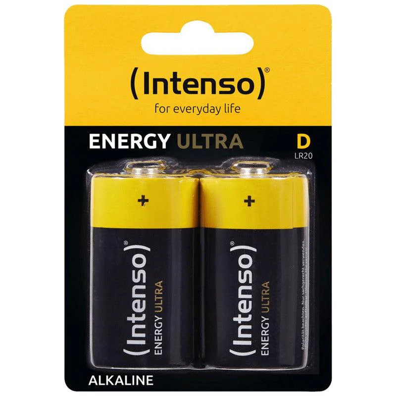 Intenso Baterija alkalna LR20 / D — 1,5 V, blister 2 kom