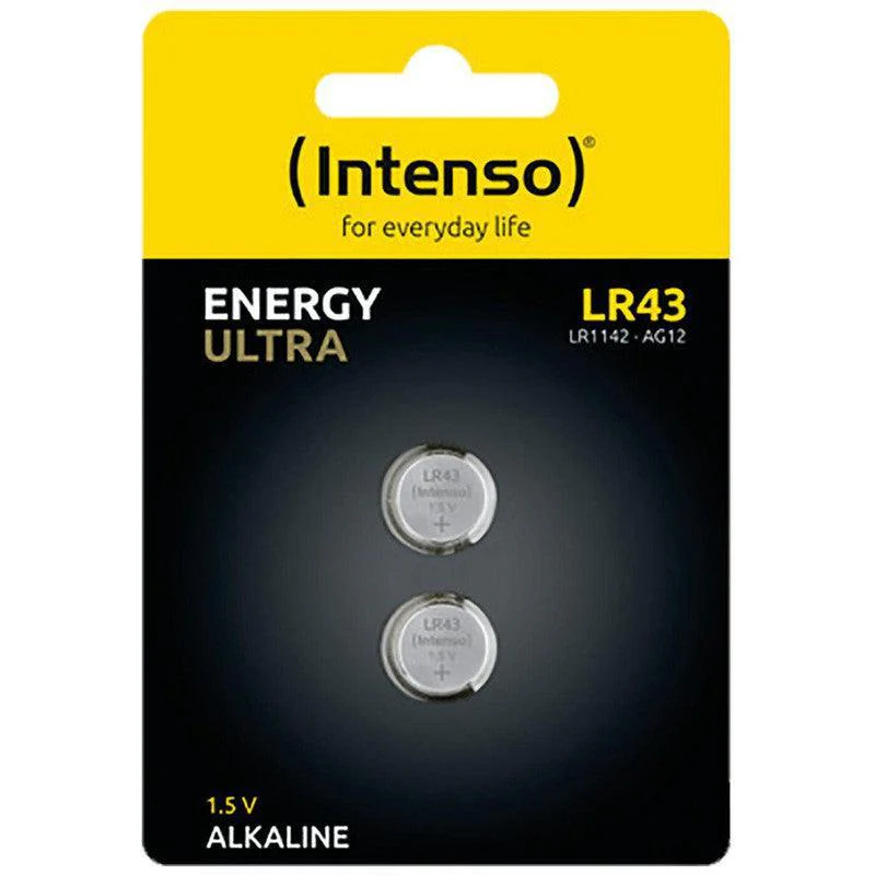 Intenso Baterija alkalna AG12 / LR43 — 1,5 V, dugmasta, 2 kom