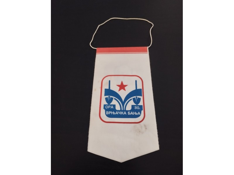 Zastavica ORA VRNJACKA BANJA '80