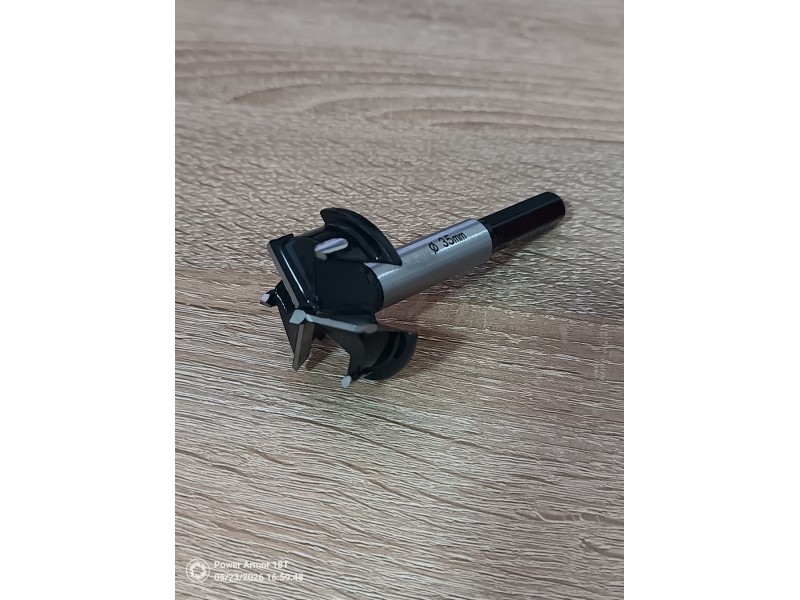 Burgija za klap šarke 35mm sa fiksnim graničnikom
