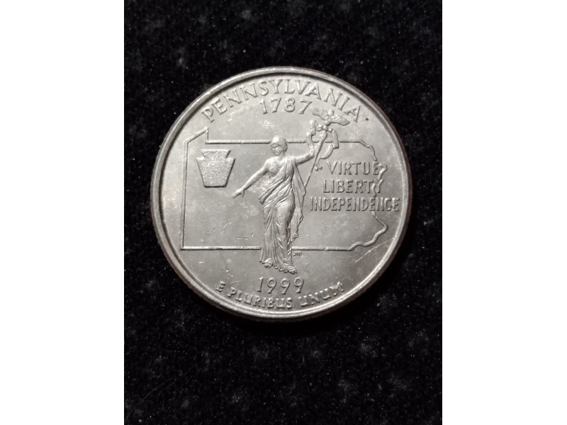 četvrtina dolara 1999p SAD jubilaran