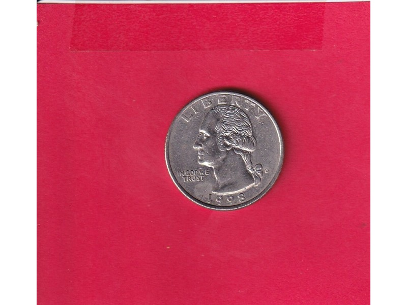 u.s.a. 1998d quarter dol.