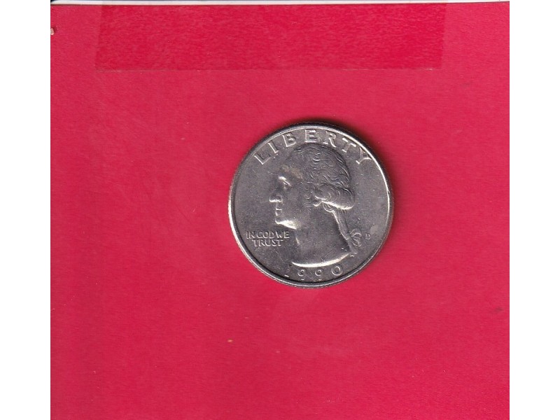 u.s.a. 1990d quarter dol.