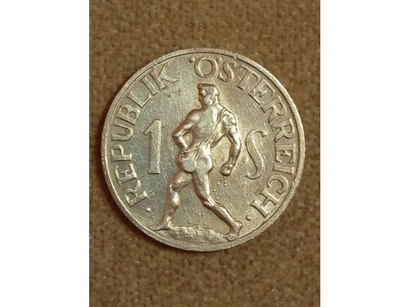 1 Schilling 1952g. lepa kovanica
