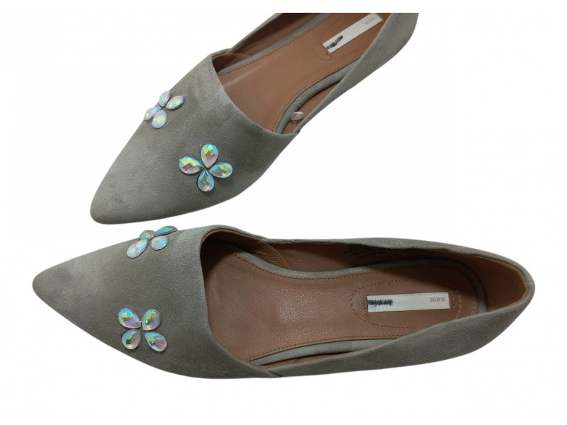 *H&M* NOVE KOŽNE BALETANKE br.38