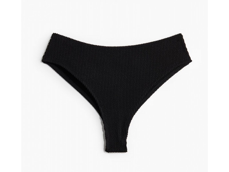 *H&M* NOV DONJI DEO KUPAĆEG - CRNI - S